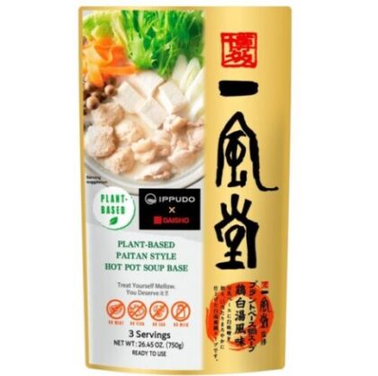 IPPUDO Plant-based Paitan style hot pot soup base | DAISHO OVERSEAS